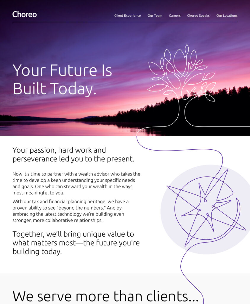 Choreo: A Brand Architecture & Website Development Case Study